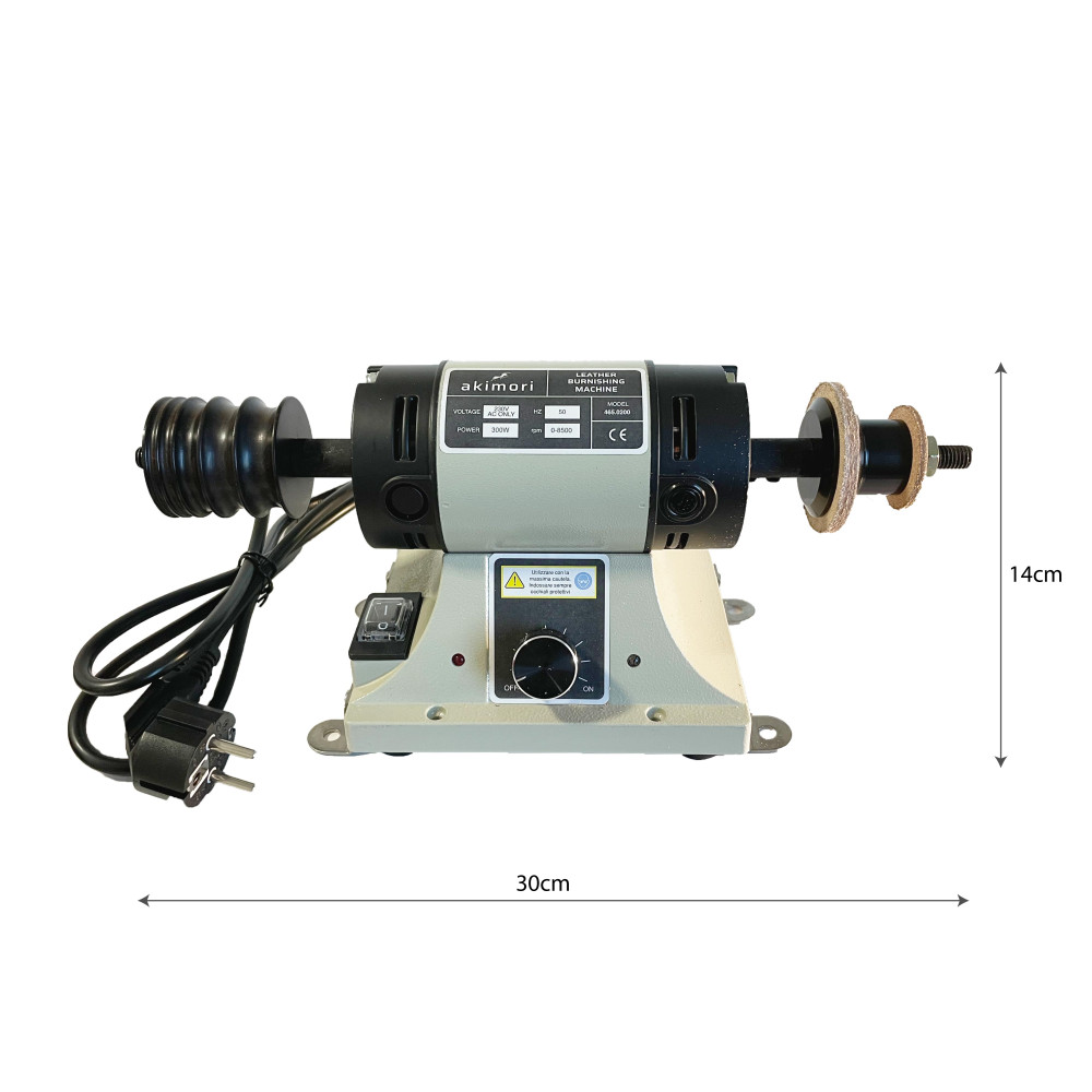 Leather Edge Burnishing Machine AKIMORI , Automatic Machines ...